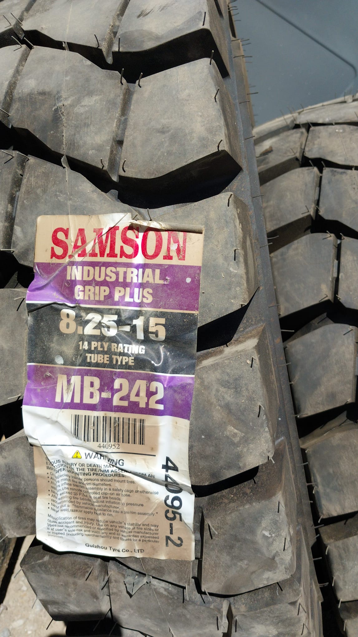SAMSON INDUSTRIAL TIRE MB-242– Franco Mobile Repair